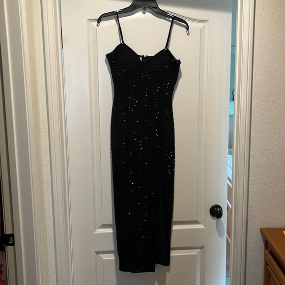 Cache | Dresses | Cache Black Evening Dress | Poshmark